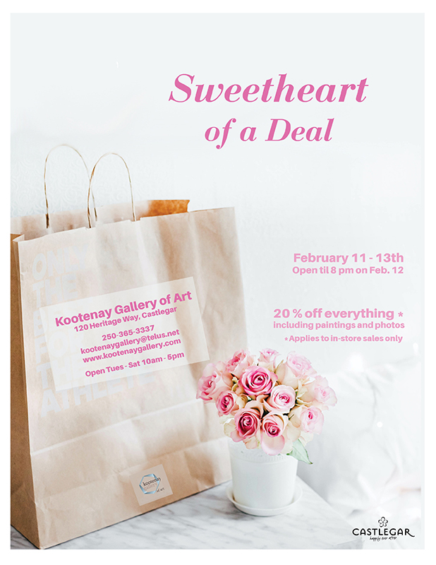 Sweetheart of a Deal – Kootenay Gallery of Art